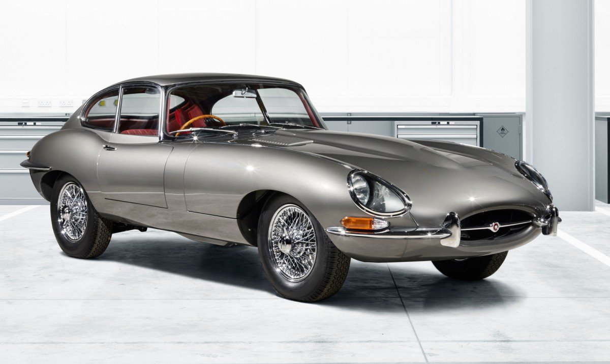 Here's Jaguar's first E-type "Reborn," one of 10 factory-restored Ser...
