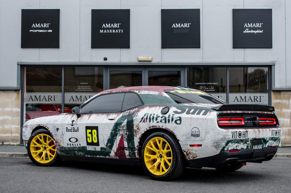 Does a Dodge Challenger SRT Hellcat with Gumball 3000 pedigree tempt...