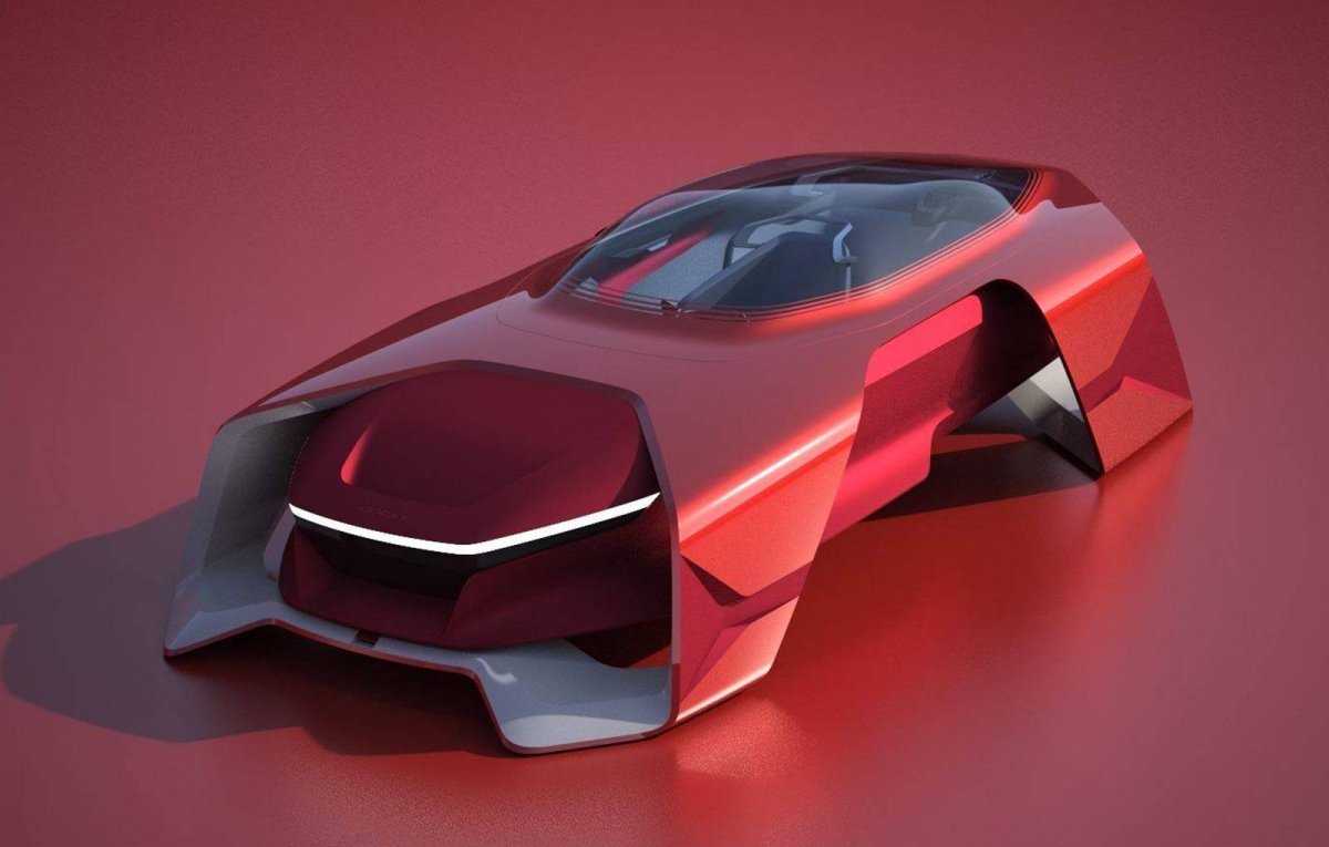 Young Romanian designer envisions futuristic Dacia EF-Vision 2050 self-driving concept