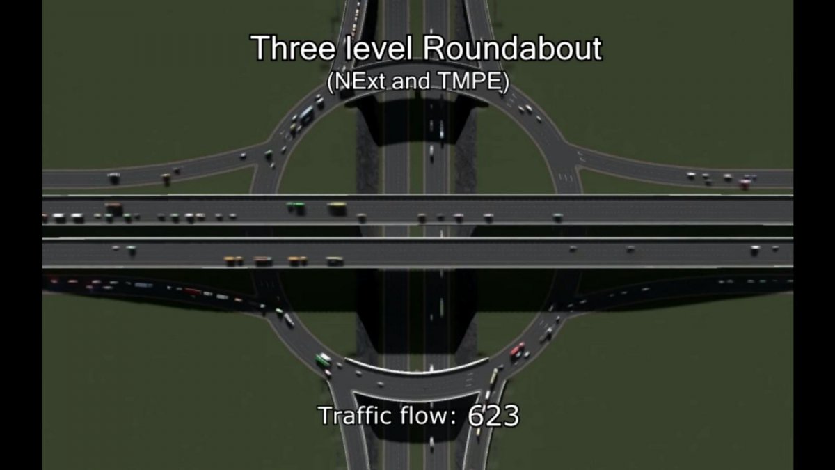 What type of a 4-way junction is the best? This video gives a clear answer