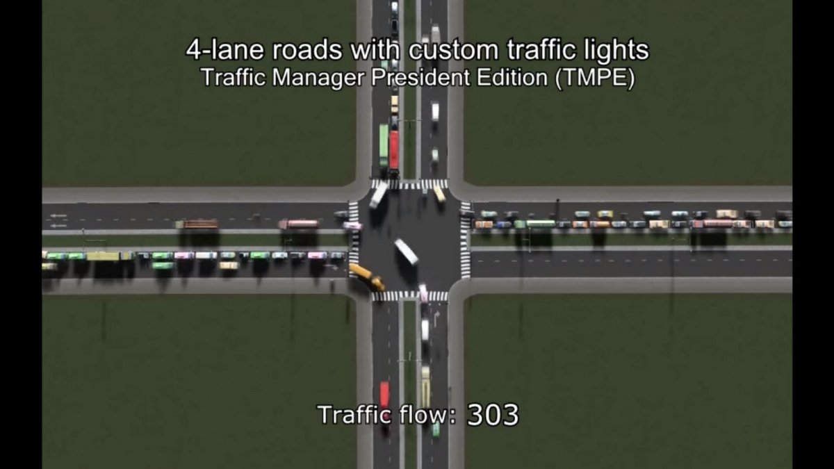 What type of a 4-way junction is the best? This video gives a clear answer