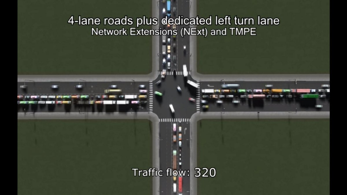 What type of a 4-way junction is the best? This video gives a clear answer