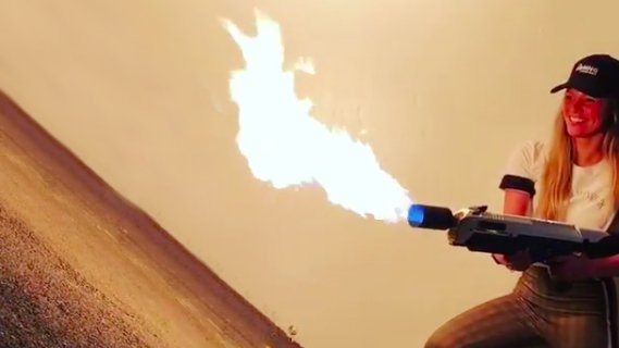 There’s nothing boring (or fake) about Elon Musk’s $500 flamethrower