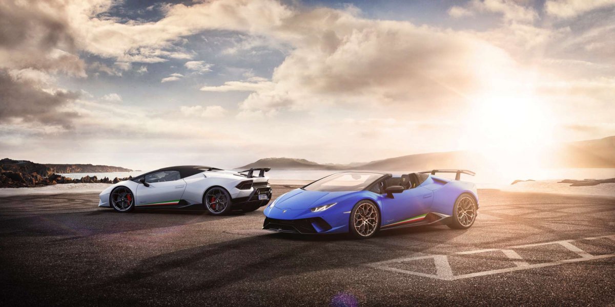 Roofless Lamborghini Huracán Spyder Performante leaves us breathless...