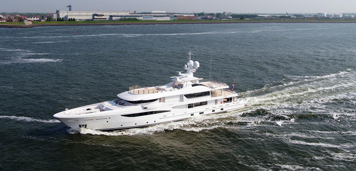 Amels Holland has delivered the 55m superyacht EJI